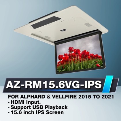 Toyota alphard vellfire agh30 roof monitor 15.6 inch 13.3 hdmi ips ...