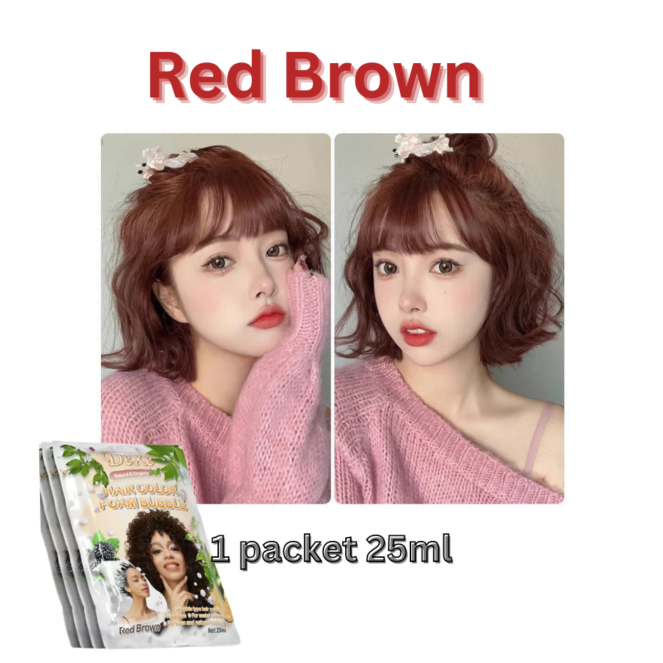 Hair Color Hair Dye No Smell No Ammonia with Natural Ingredient 1pkt 25ml