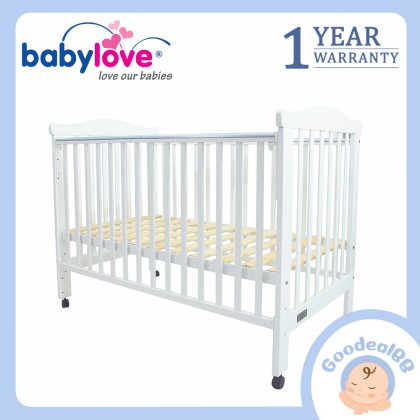 Babylove Classic 4 In 1 Cot Bed 28" x 52" BL828 WT | GoodealBB Mum and ...