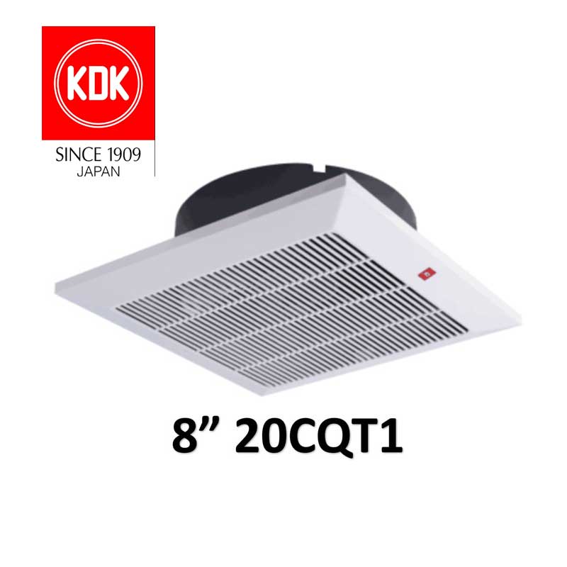 KDK EXHAUST FAN CEILING MOUNT 6" 8" 10" 25TGQ7 20CQT1 15TGQZ