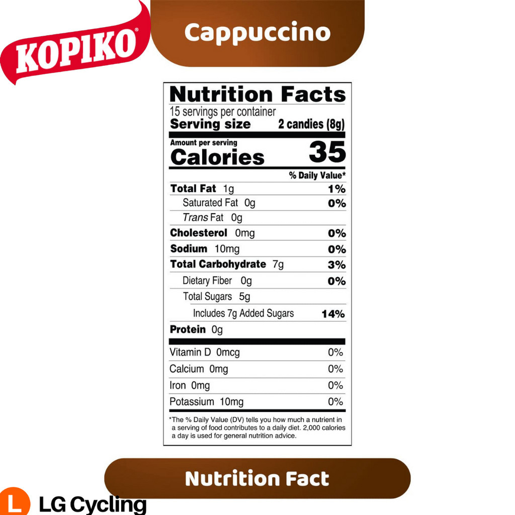 Kopiko Coffee Candy Cappuccino Candy 140g (3.5gx40pcs) / Blister Pack ...