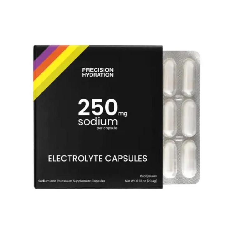 Precision Hydration Electrolyte Capsules 250mg Sodium Supplement Fast ...