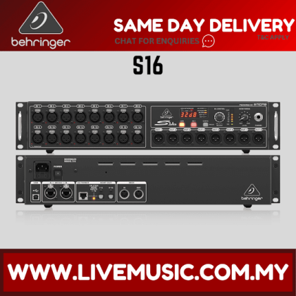 Behringer S16 16-channel Digital Snake ( S-16 / S 16 ) | Live Music (M ...