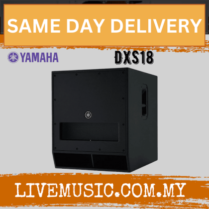 Yamaha DXS18 18" Active Powered Subwoofer Loudspeaker Speaker 800W ...