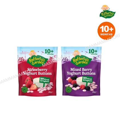 Rafferty's Garden Yoghurt Buttons 28g for 12 months+ | Mam Mamm Store