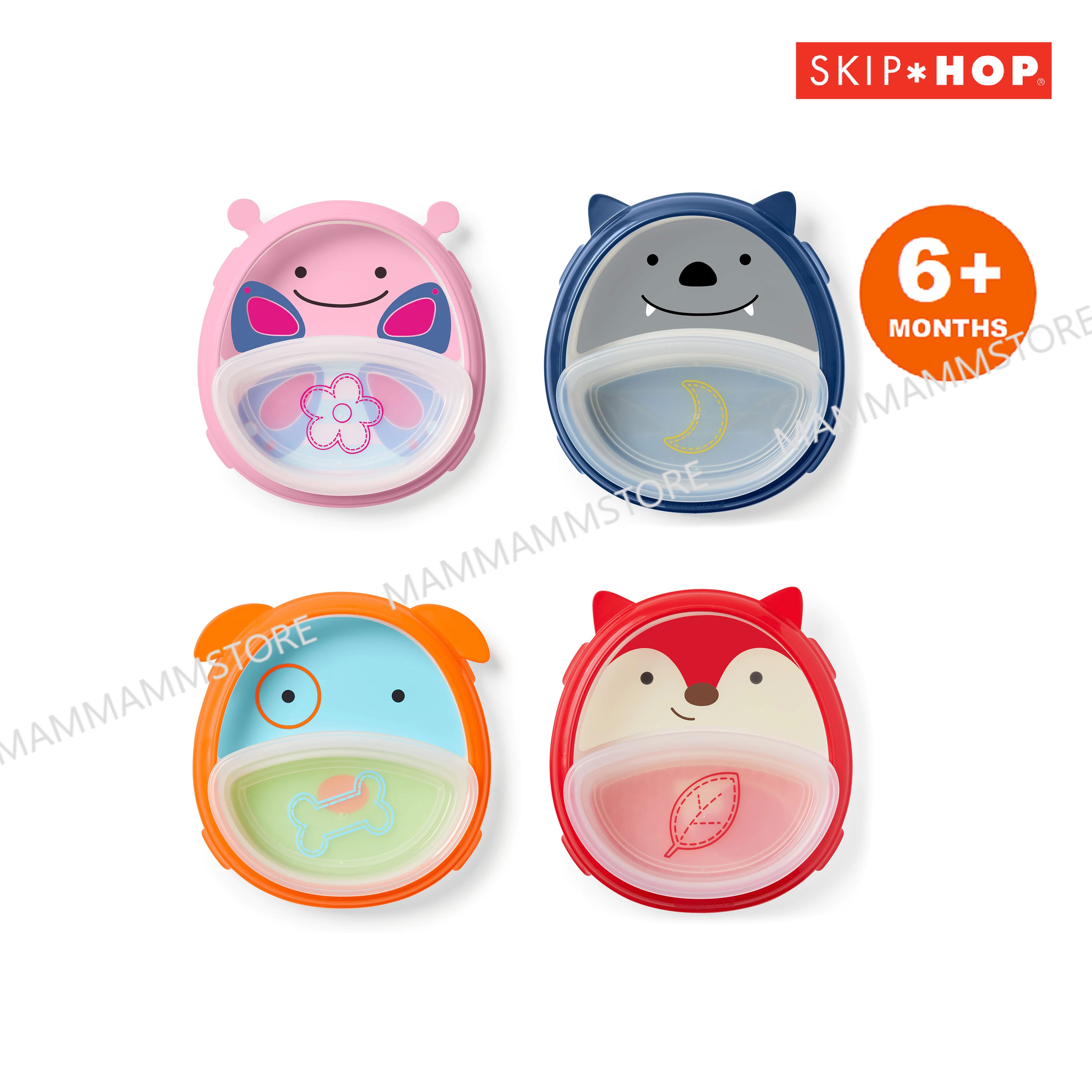 Skip Hop Zoo Smart Serve Plate and Bowl for 6 months+