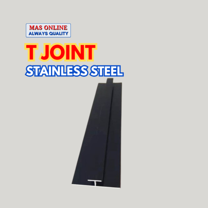UV T JOINT - Black (2.9m) | Fluted Wall Panel Melaka | Direct Factory ...