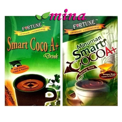 SMART COCO A+ 15s Asli / Kurang Gula Less Sugar Original Fortune Coklat ...