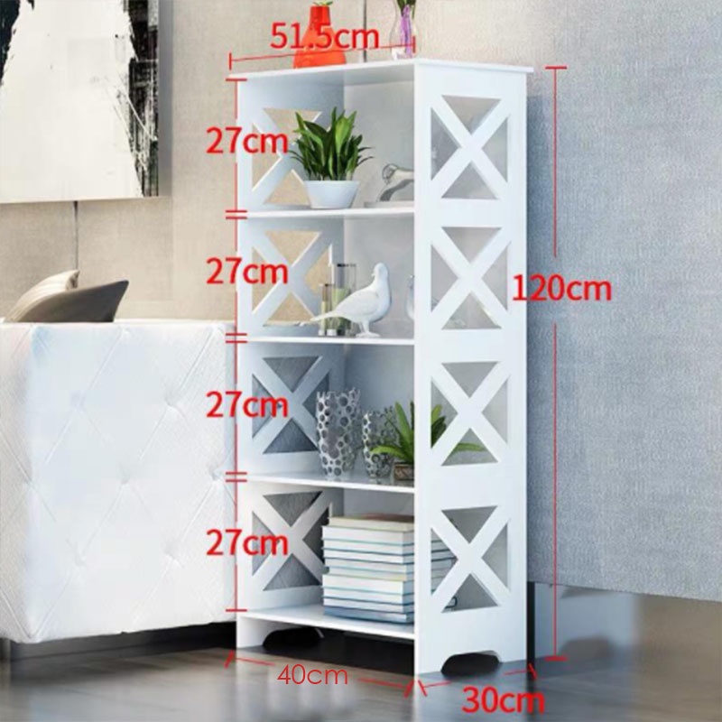 DIY multilayer shelf storage rack organiser space saver rack book shelf ...