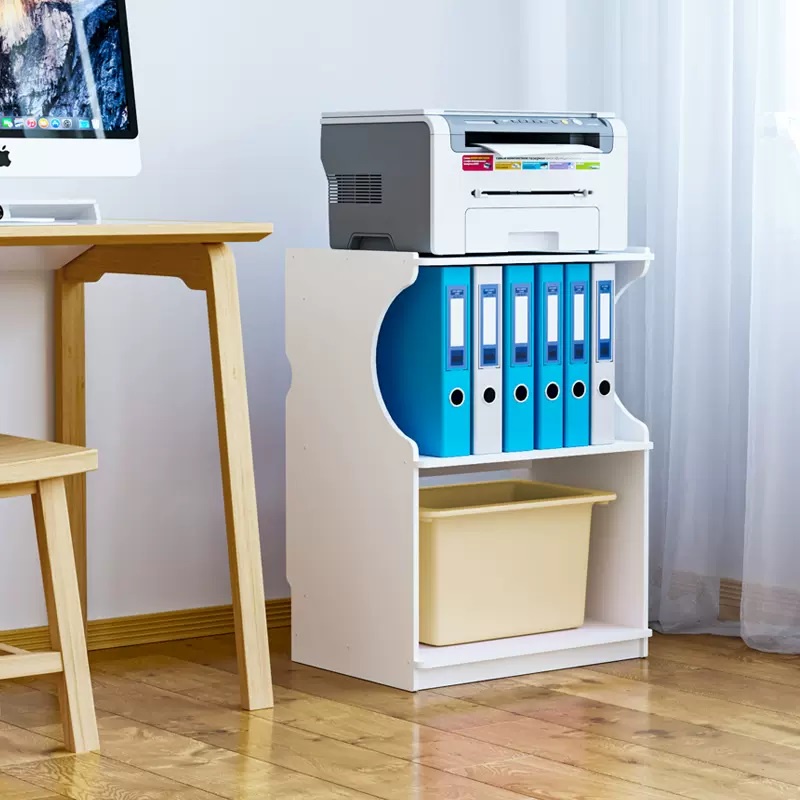 Office printer shelf document storage floor rack desktop bookshelf ...