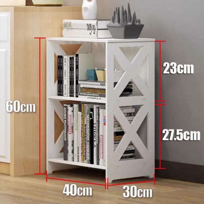 DIY multilayer shelf storage rack organiser space saver rack book shelf ...