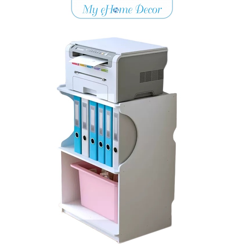 Office printer shelf document storage floor rack desktop bookshelf ...
