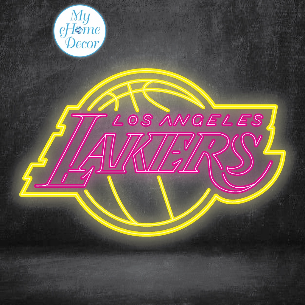 Plug & Play Neon Sign - LAKERS LOGO