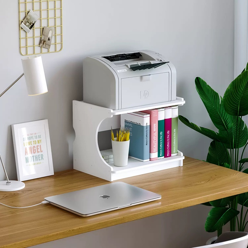 Office printer shelf document storage floor rack desktop bookshelf ...