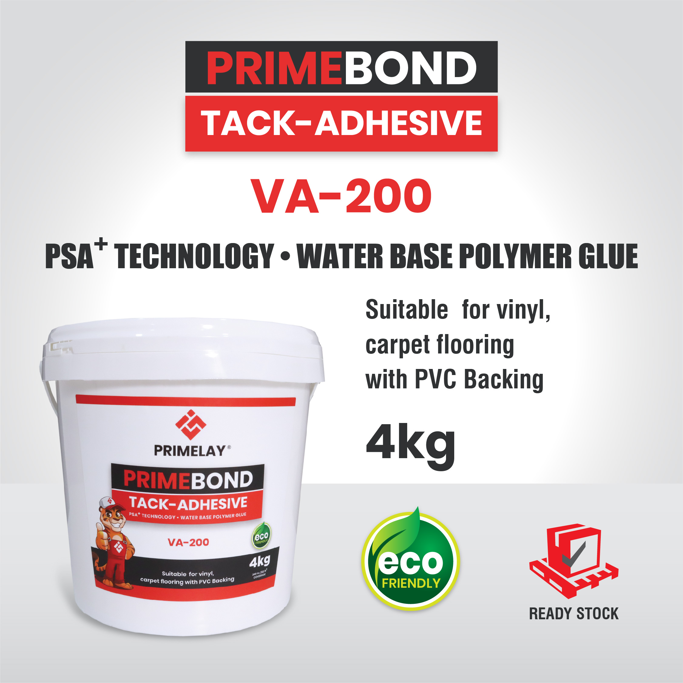 (3KG) PRIMELAY Primebond Contact Adhesive Glue/万能胶/Gam Pelbagai Guna-PB2020-Strong Glue for ...