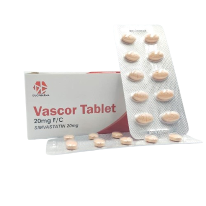 Vascor 20mg Tab 12x10's | UMH Pharmacy
