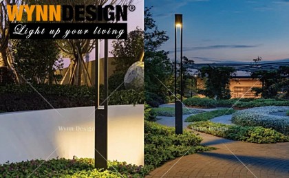Wynn Design Outdoor High Pole 3meter High Pole Square Shape Lampu Jalan ...