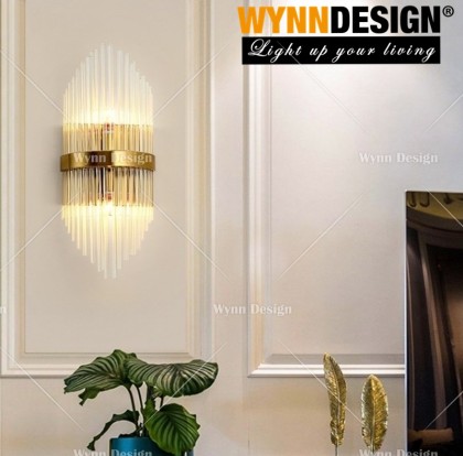 Wynn Design [Wall Light] Crystal Wall Lamp Set with LED Bulb Designer ...
