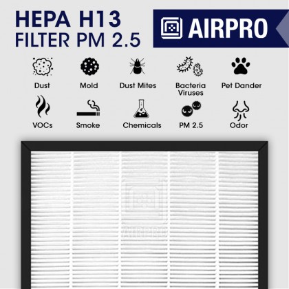 AIRPRO Osim H13 HEPA iLife Air Cleaner Air Purifier Filter for OS-6100 ...