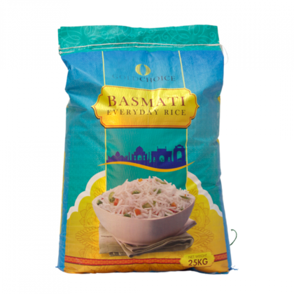 Gold Choice India Basmati Everyday Rice 25kg | Baking Items Supply ...