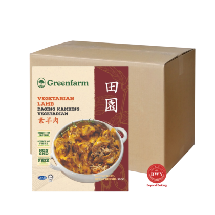 GREENFARM VEGETARIAN LAMB 500G - PLANT-BASED DAGING KAMBING (36 Piece X ...