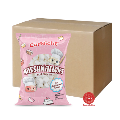 CORNICHE SNOW WHITE MEGA MARSHMALLOWS 1KG (5 PCS X 1 CTN) | Baking ...