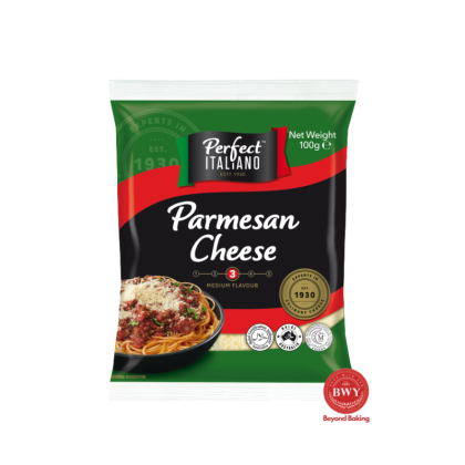 PERFECT ITALIANO PARMESAN GRATED CHEESE 100G | Baking Items Supply ...