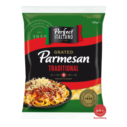 PERFECT ITALIANO PARMESAN CHEESE (GRATED) 250G | Baking Items Supply ...
