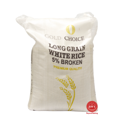 GOLD CHOICE INDIA LONG GRAIN WHITE RICE 5% BR 25KG | Baking Items ...