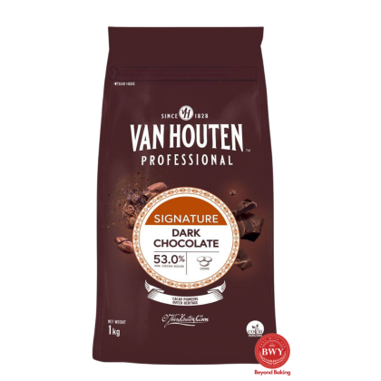 VAN HOUTEN DARK CHOC CALLETS 53% 1KG | Baking Items Supply Online in ...