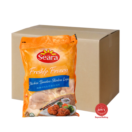 SEARA FROZEN CHICKEN BONELESS LEGS SKINLESS 2KG (6 Piece X 1 CTN ...