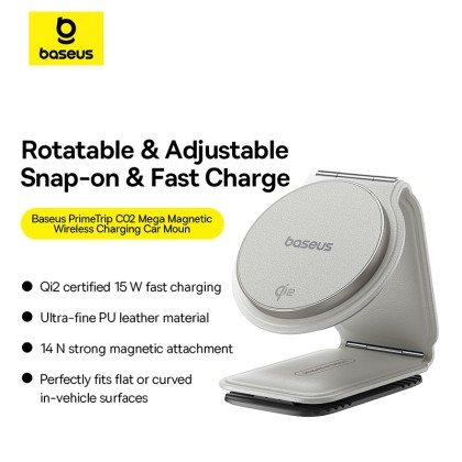 Baseus PrimeTrip Series C02 Mega Magnetic Wireless Charging Car Mount ...