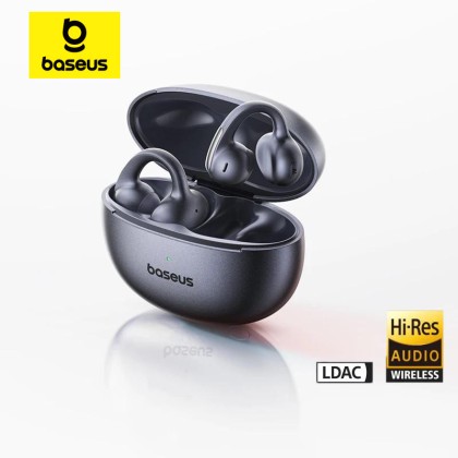Baseus MC1 Pro Ear Clip Wireless Earphones Bluetooth6.0 Hi-Res Ultra ...
