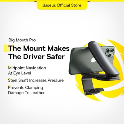 Baseus Car Dashboard Phone Holder 360 Degree GPS Navigation | Baseus MY ...