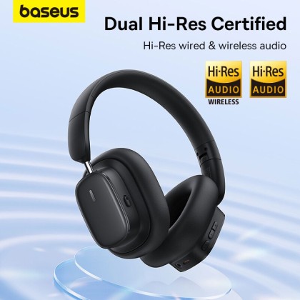 Baseus H1i Wireless Headphones Bluetooth 5.3 Stereo HiFi Music with ...