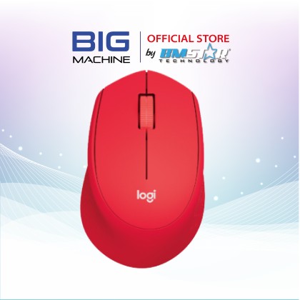 Logitech M331 Silent Wireless Mouse (Red, Blue) | Bmstar Technology