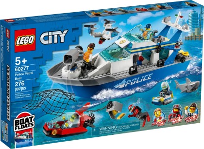 LEGO City 60277 Police Patrol Boat | Brick Sanctuary Toys