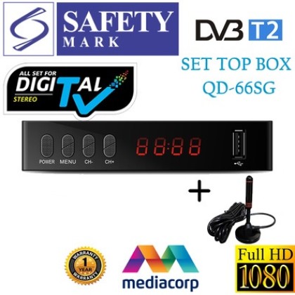 +++Local Warranty/1080P DVB-T2 Digital TV Box/Set Top Box Free 1 meter ...