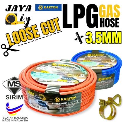 LOOSE CUT [LOCAL] HEAVY DUTY LPG GAS HOSE 1M Meter High Pressure PVC ...