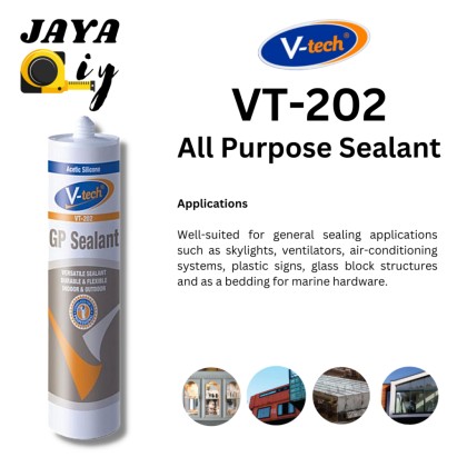 VTech Silicone Sealant & Adhesive Sealant VT-202 | Hardware Supplier ...