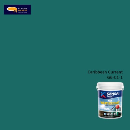 KANSAI PAR Weathercoat G6-C1-1 Caribbean Current | Colour Makers Paints ...