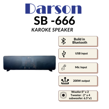 BAINIAN 6.5"SOUNDBAR | Darson Electronics Sdn Bhd