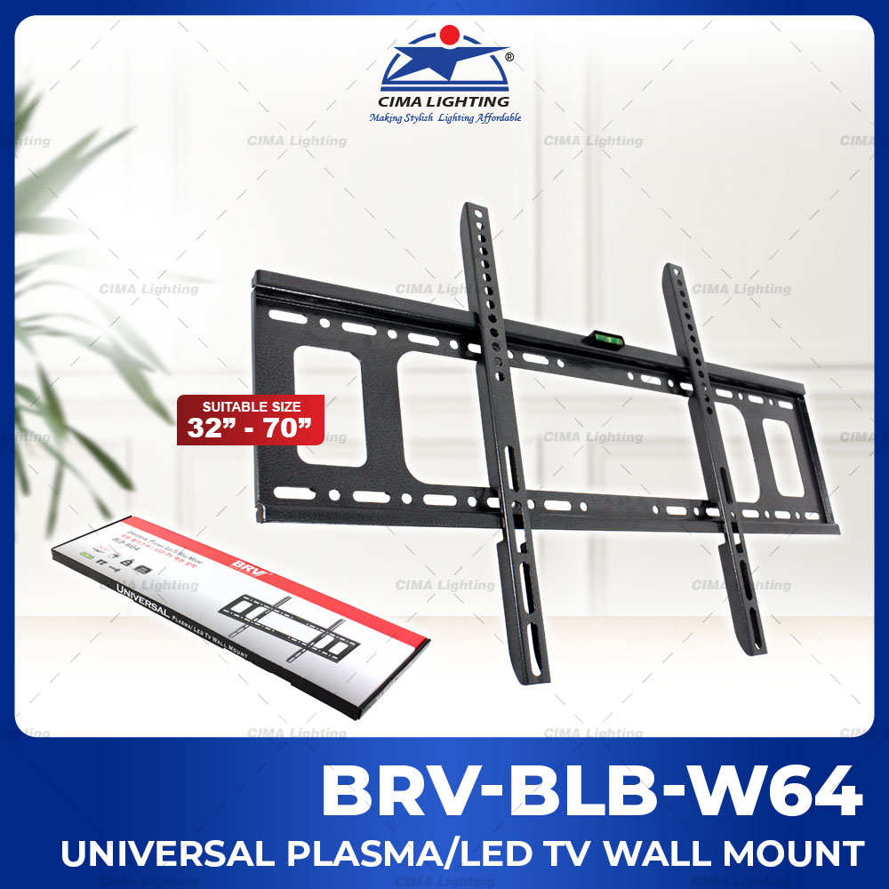 BRV BLB-W64 32"-70" UNIVERSAL PLASMA/LED TV WALL MOUNT BRACKET WITH ...