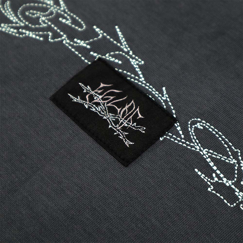EGLAF THORNSCRIPT TEE (COOL GREY) | ENDLESS CLOTHING