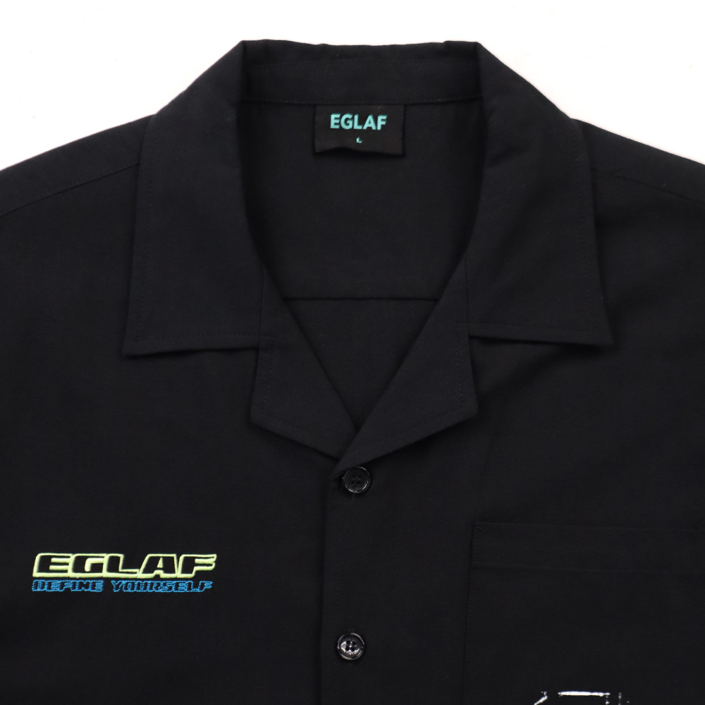EGLAF MV BOXY SHIRT (BLACK) | ENDLESS CLOTHING