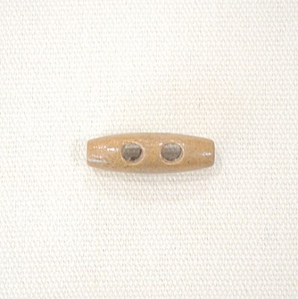Small Toggle Button Brown | Fabric Fanatics