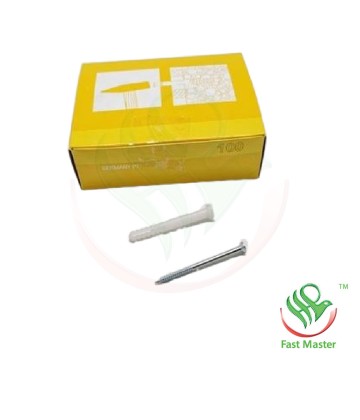 Made In Malaysia High Quality Wall Plug PVC Plug Nail M8 x 75mm / 3 ...