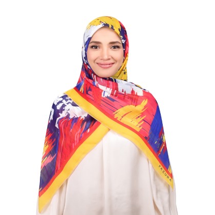 Cotton Voile Merdeka Lakaran Gemilang | FAZURA
