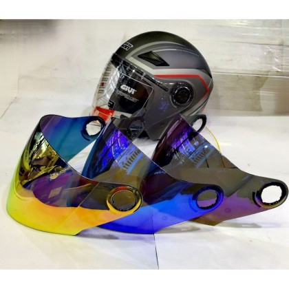 LASER VISOR FOR GIVI M30.1 CIELO HELMET (RAINBOW) | GT Speed Bike Sdn Bhd