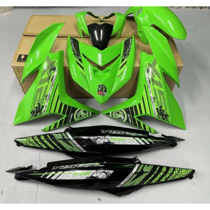 MAGIC BOY YAMAHA Y15 V2 CROSSOVER / NINJA GREEN BODY COVER SET (VIETNAM ...